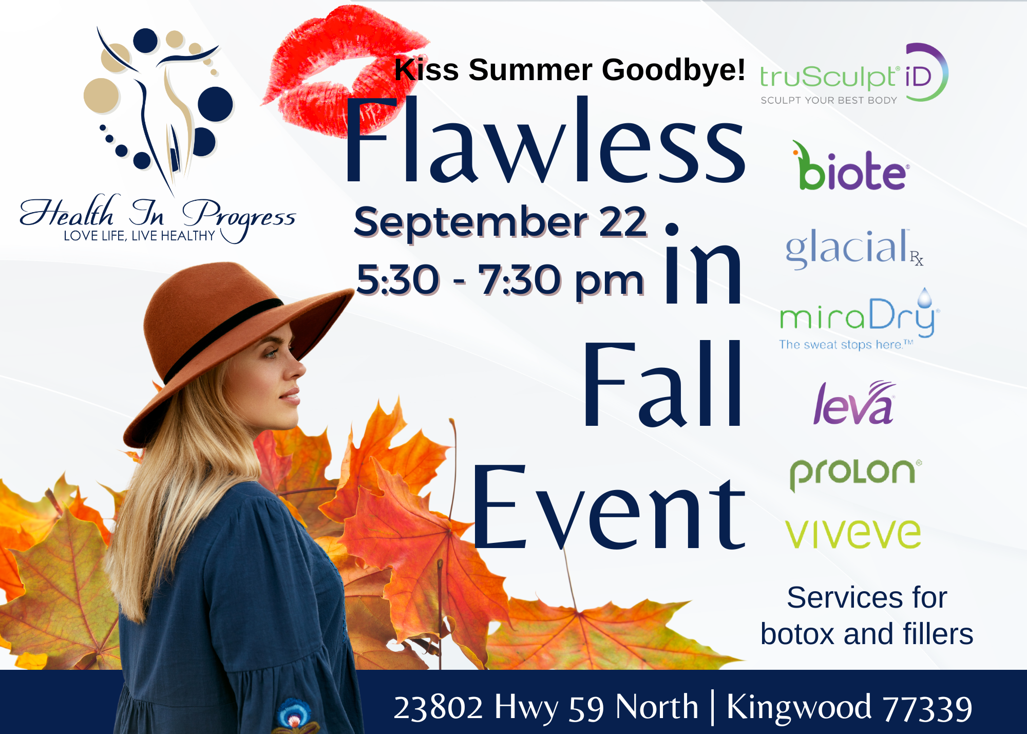 Flawless in Fall “Kiss Summer Goodbye” Event - Health in Progress